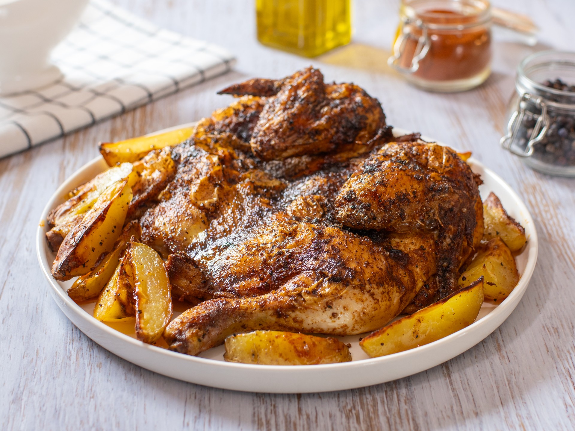 Recipe Baked devil's chicken