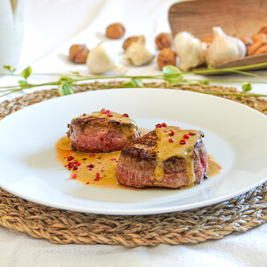 Recipe Beef fillet with rum