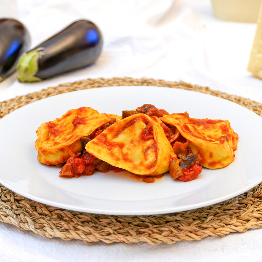 Recipe Eggplant tortelli