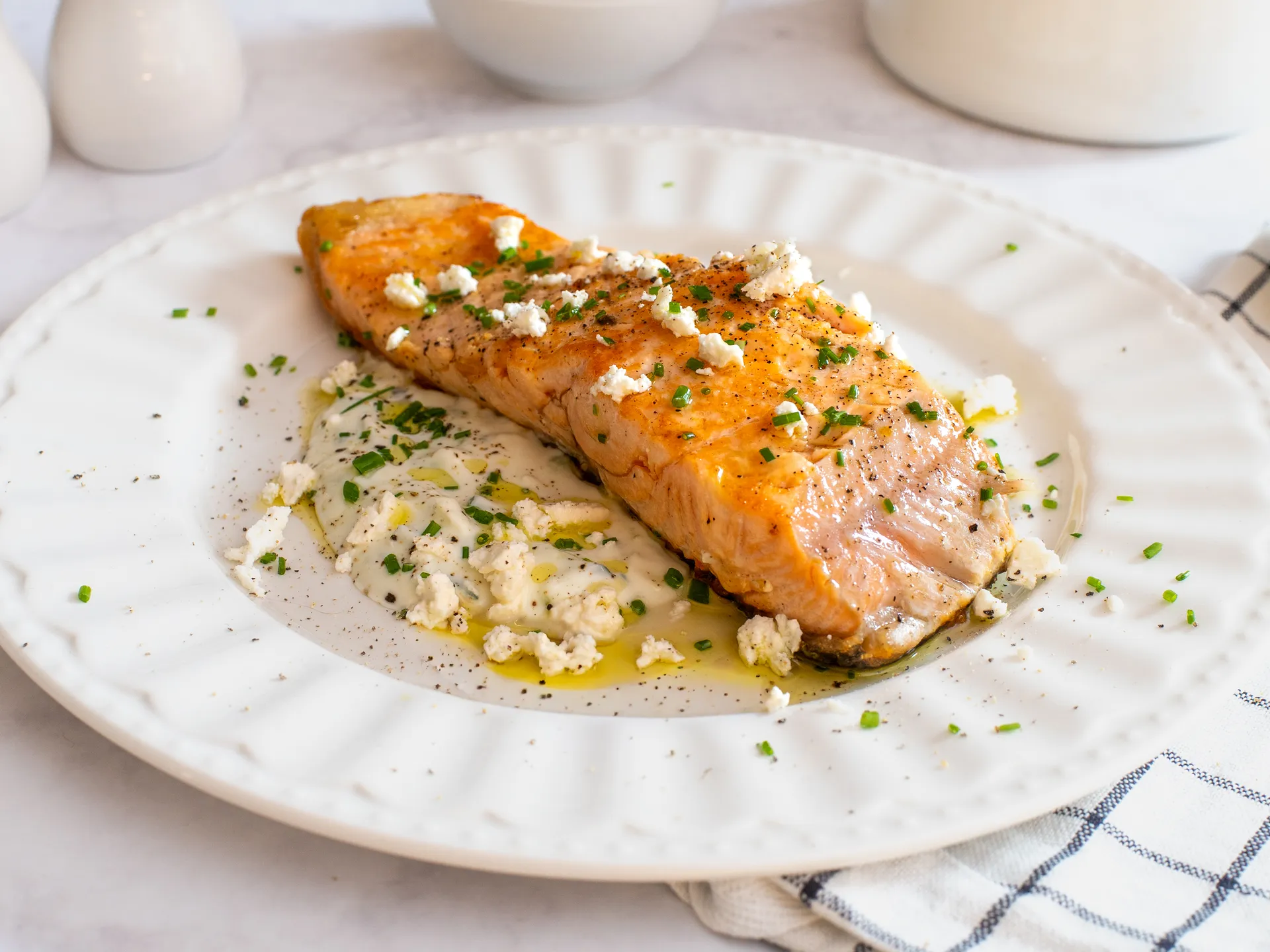 Recipe Greek-style Salmon