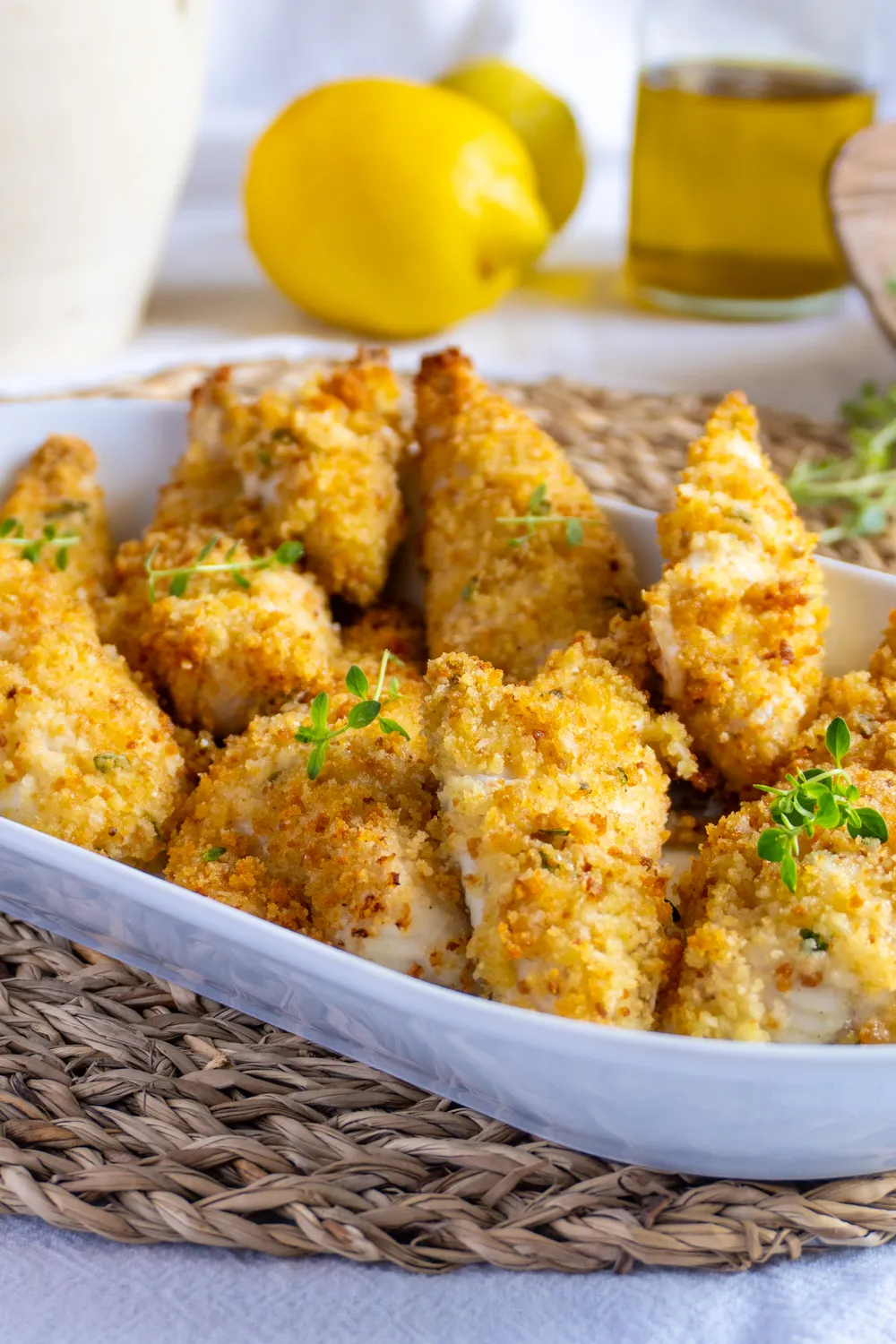 Red gurnard fillets in air fryer
