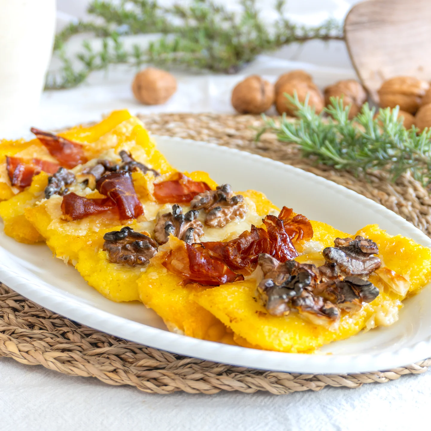 Receta Crostini di polenta