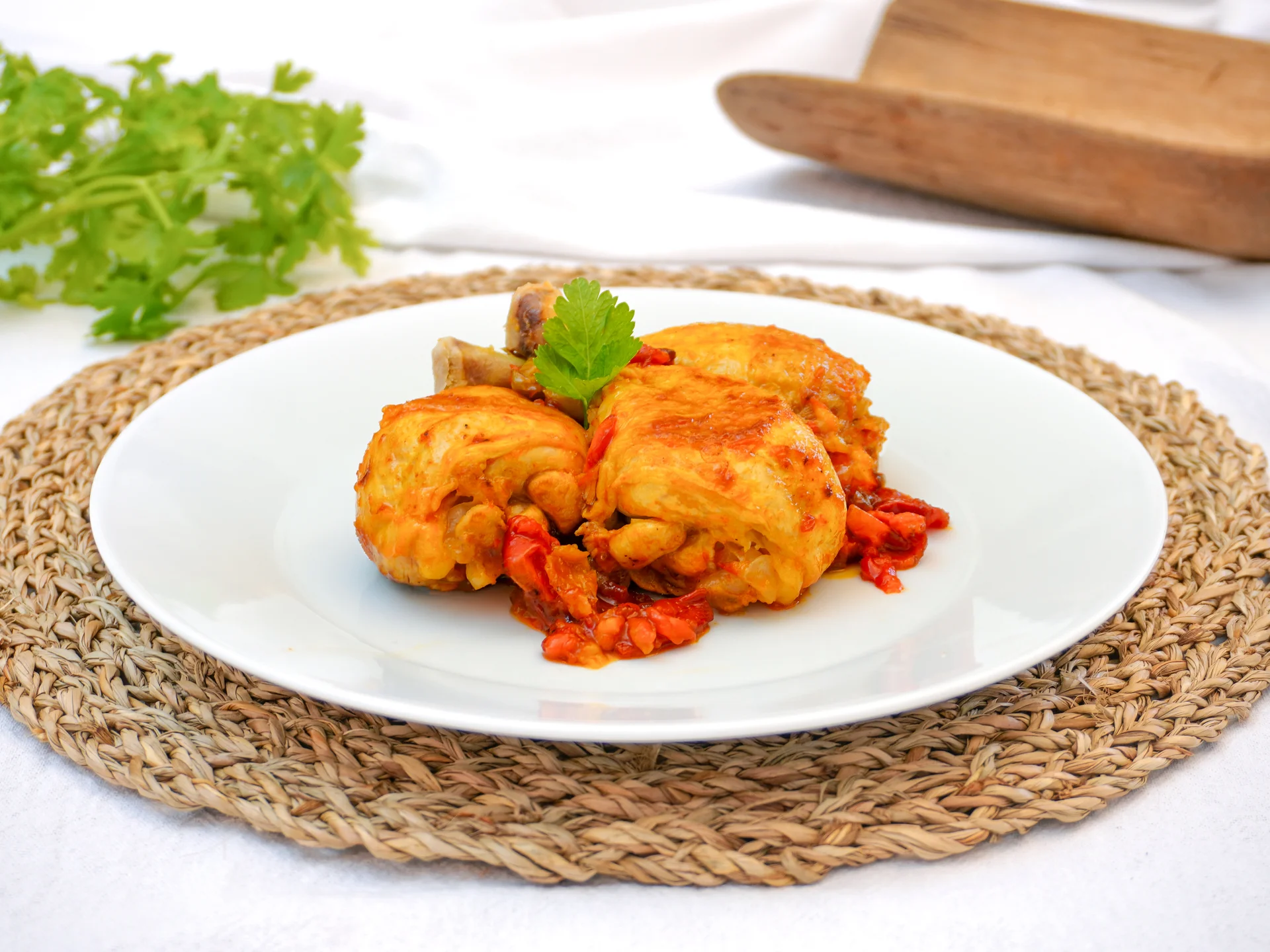 Receta Pollo con pimientos agridulces