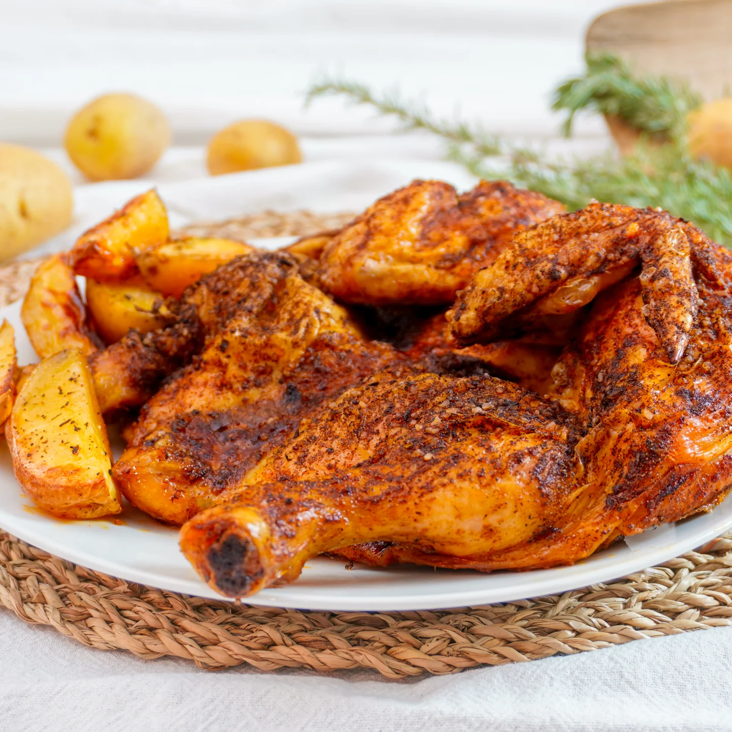 Recette Poulet à la diable au four