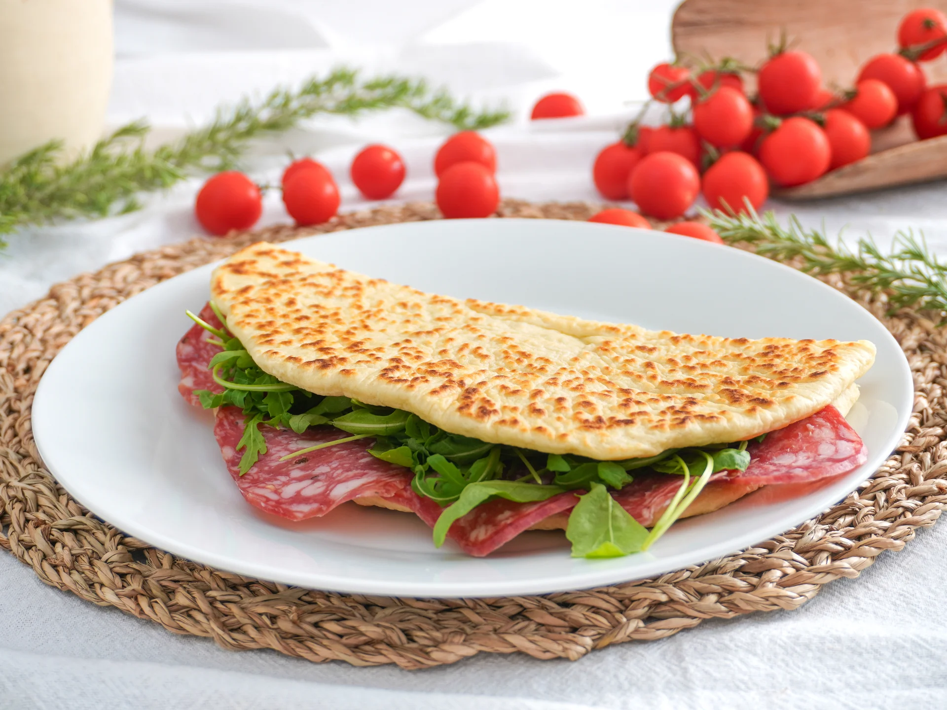 Ricetta Piadina romagnola all'olio