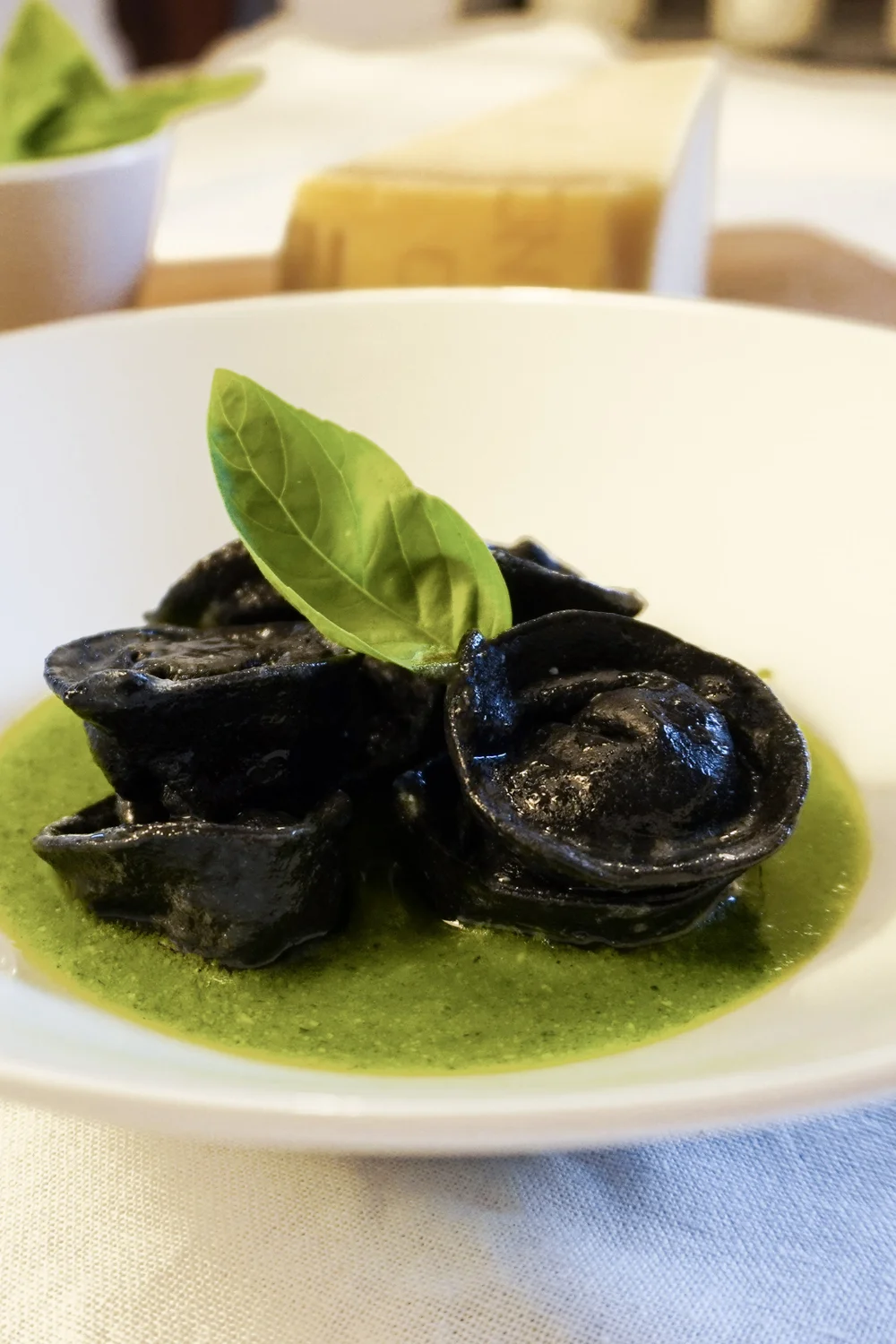 Ricetta Tortelli al nero di seppia